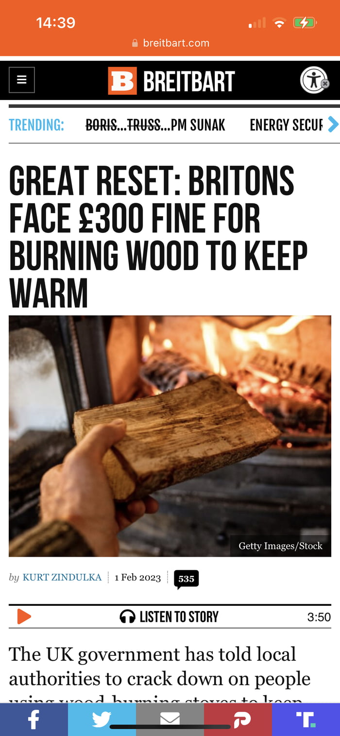 What’s the excuse to ban wood burning to keep warm? - 9GAG