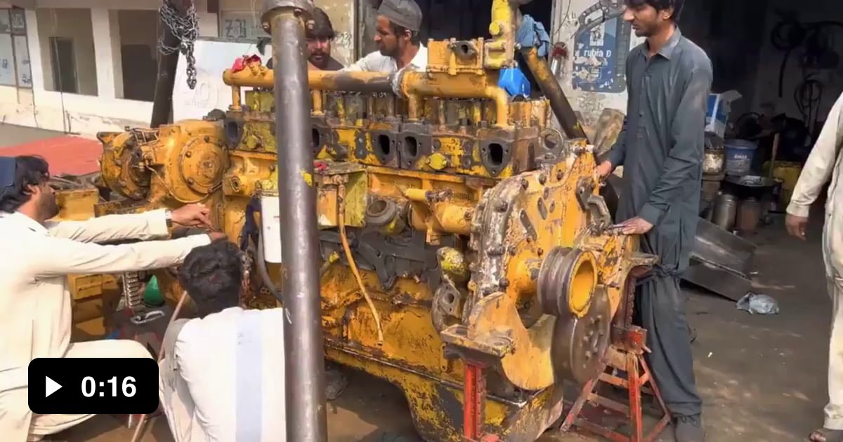 Starting a huge engine - 9GAG