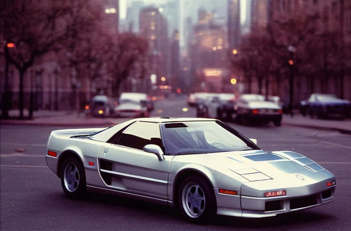 If the NSX came out in the early 80's (credit IG: automotive.ai) - 9GAG