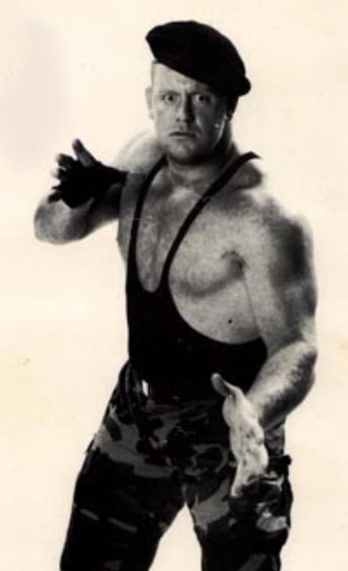 Photo of pro wrestler “The Commando” taken sometime between 1984-1987 ...