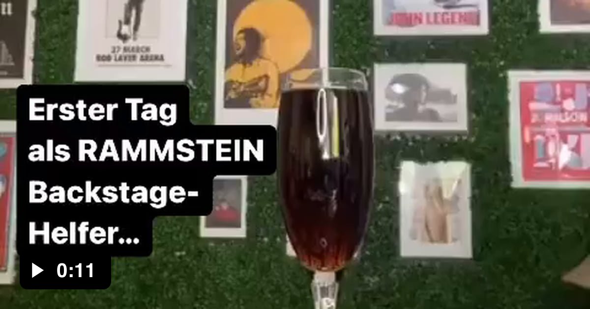 First Day in the RAMMSTEIN Backstage Crew - 9GAG