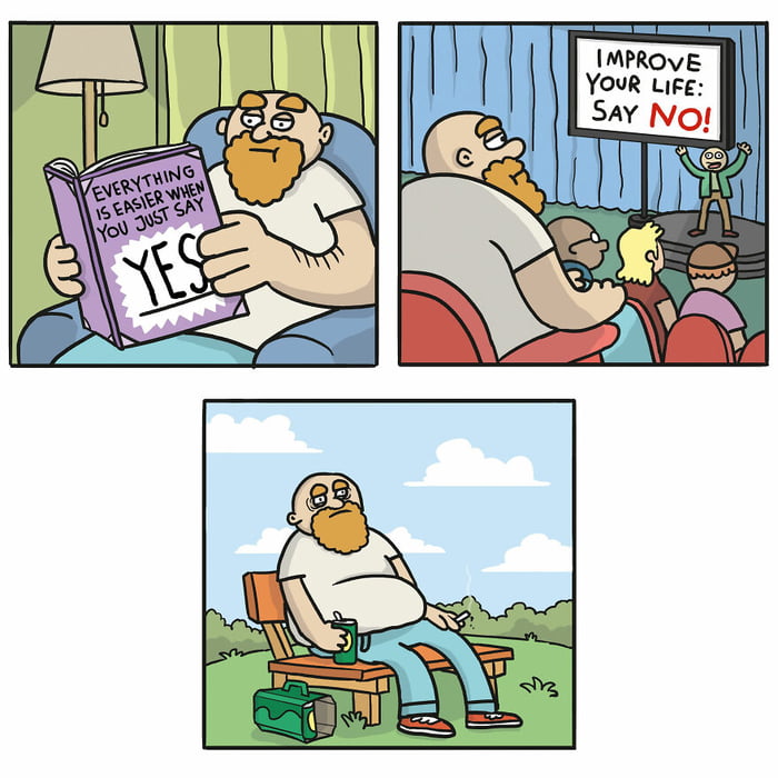 Moral of the story, just do nothing - 9GAG