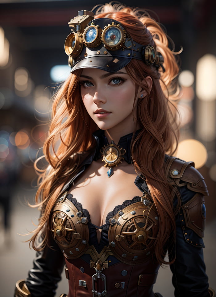 Steampunk Cleavage