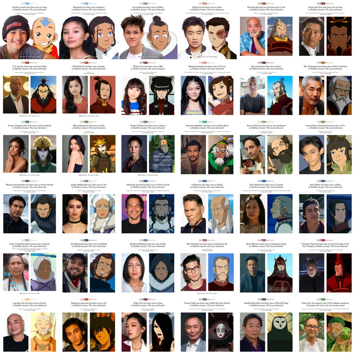 The full cast of Avatar: The Last Airbender Season 1. Now this’s how to ...