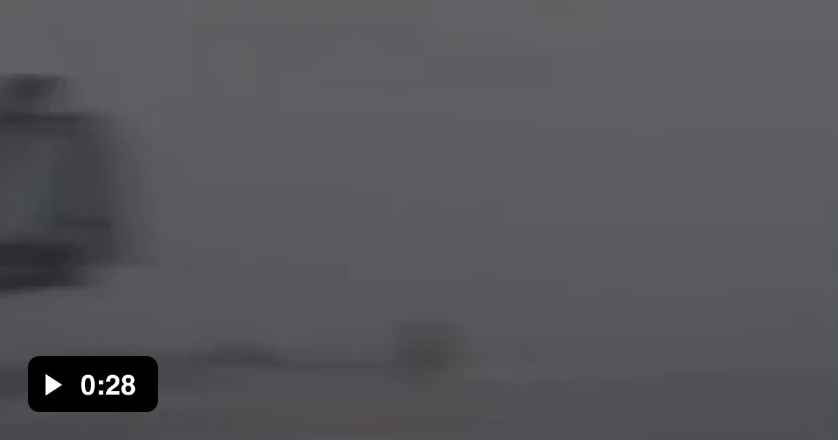 US Navy F/A-18 landing on a carrier during a storm - 9GAG