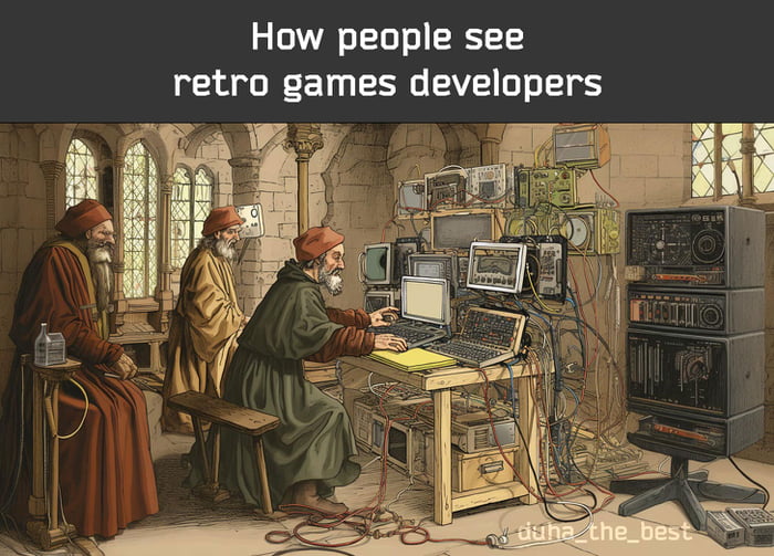 Rate my retro gamedev setup - 9GAG
