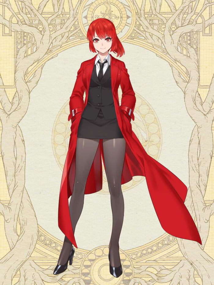 Anime Pantyhose #1234: Alexia Arkwright (Dairoku Ryouhei) standing tall ...