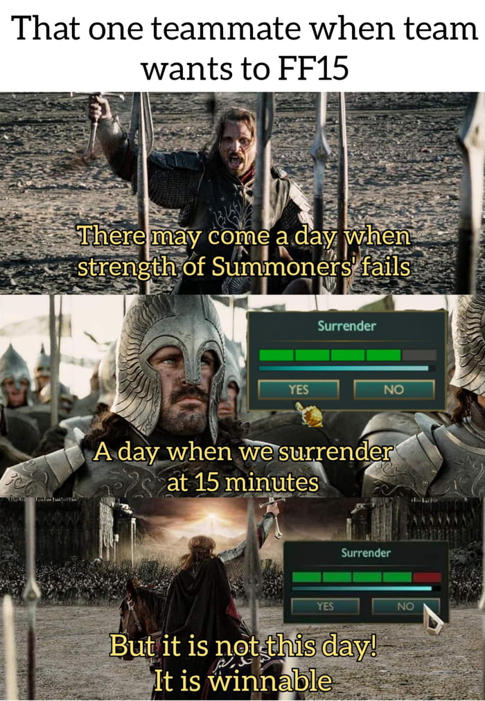 Never surrender - 9GAG