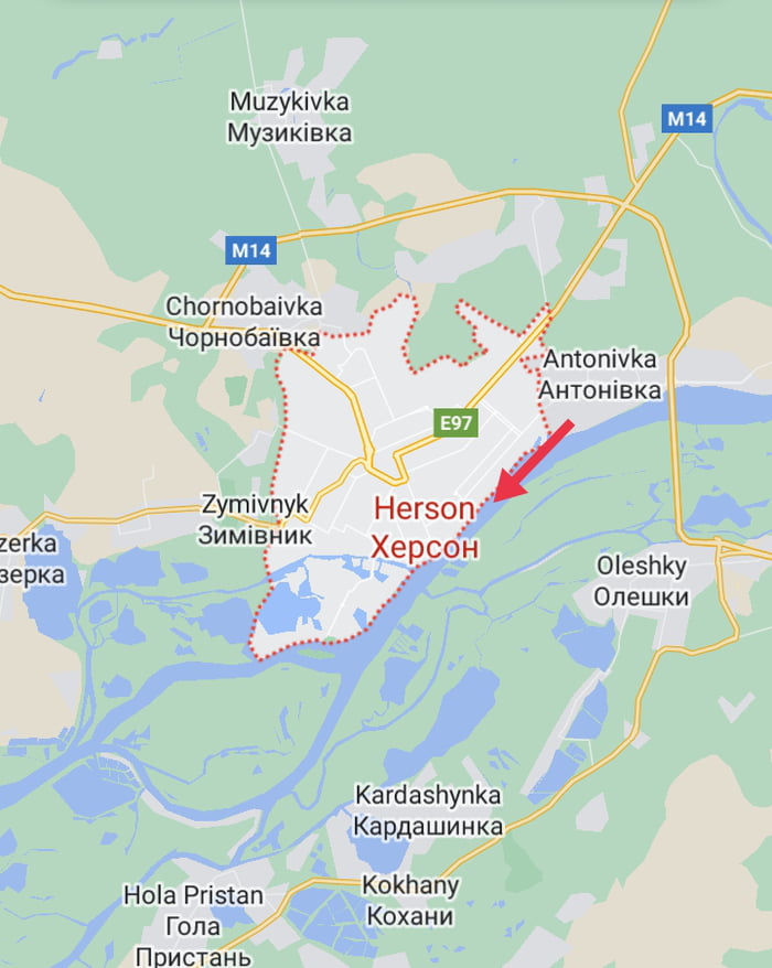 Apparently everyone is full of joy hearing Kherson is about to be ...