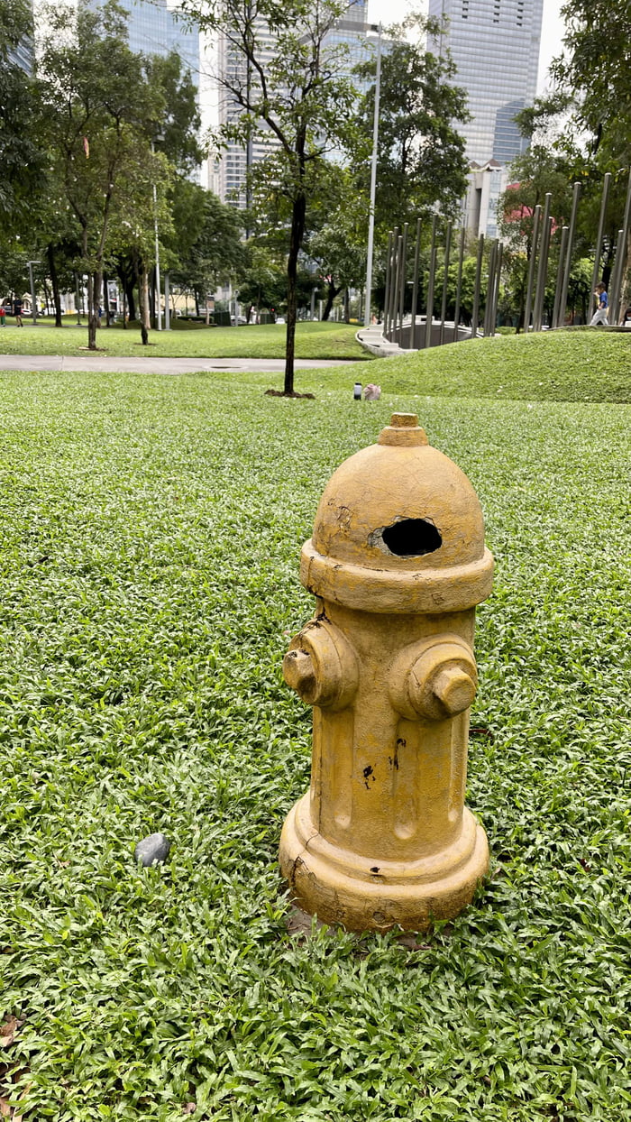 Fake Fire Hydrant in a Public Park - 9GAG