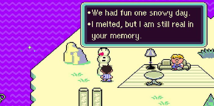 This quote from Earthbound. Speechless. One of the best quotes in any ...