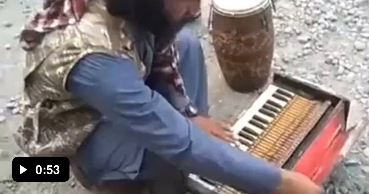 Taliban destroy musical instruments - 9GAG