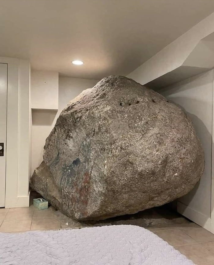 Found this really cool rock on a hike today so I brought it home - 9GAG
