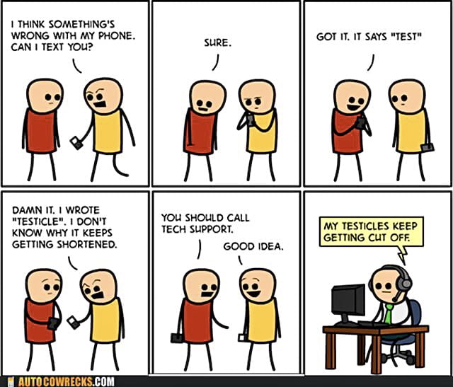 I work in Tech Support - 9GAG