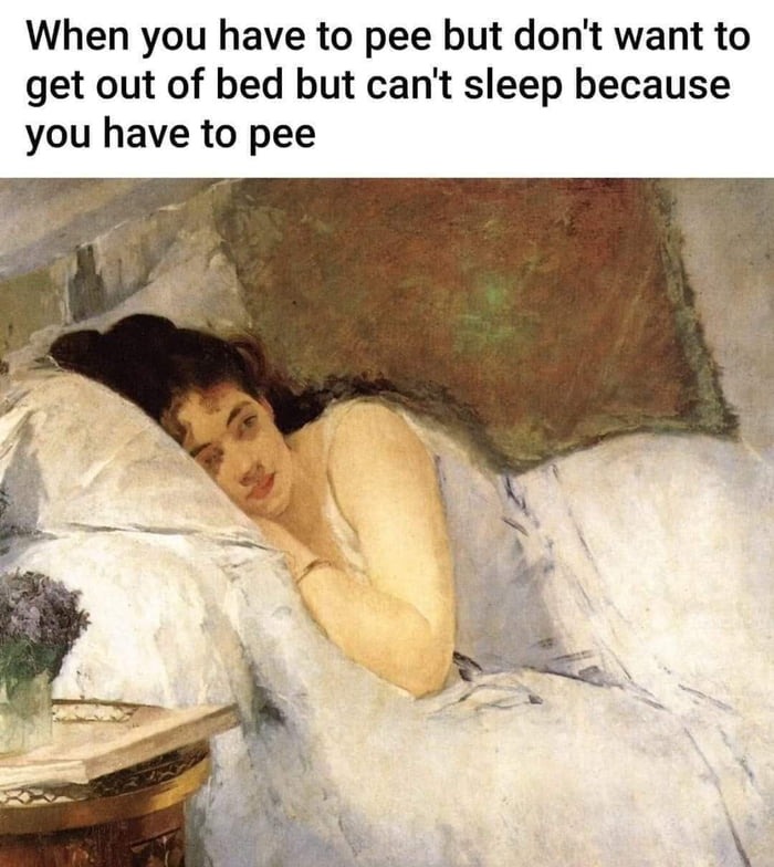 Just pee on the bed - 9GAG