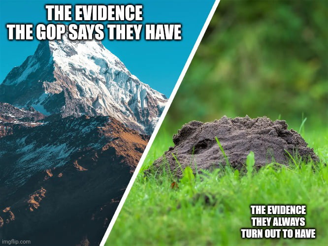 A handy reminder when fact-checking GOP "evidence" - 9GAG