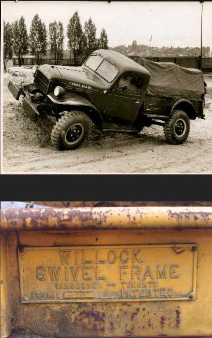 50's Dodge Power Wagon with a Willock swivel frame, made in Canada. - 9GAG