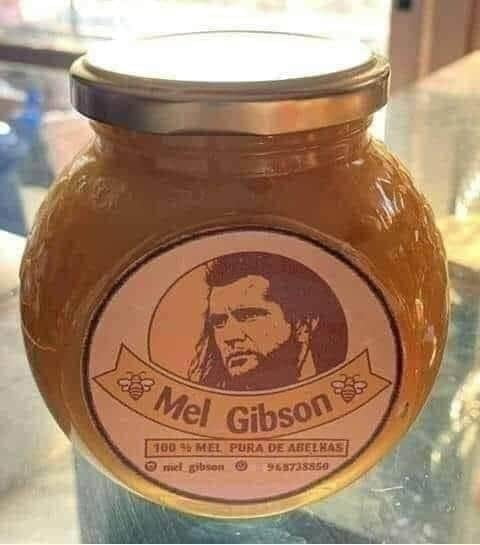 In portuguese, "Mel" means honey. Yeah, that's a honey brand. - 9GAG
