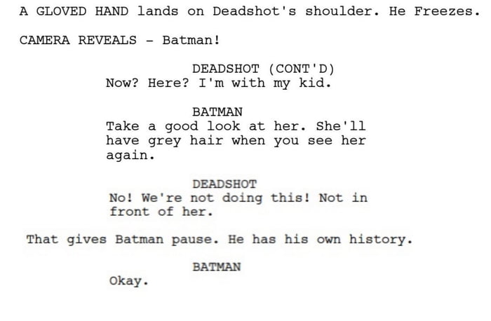 Deadshot and Batman in the Ayer Cut - 9GAG
