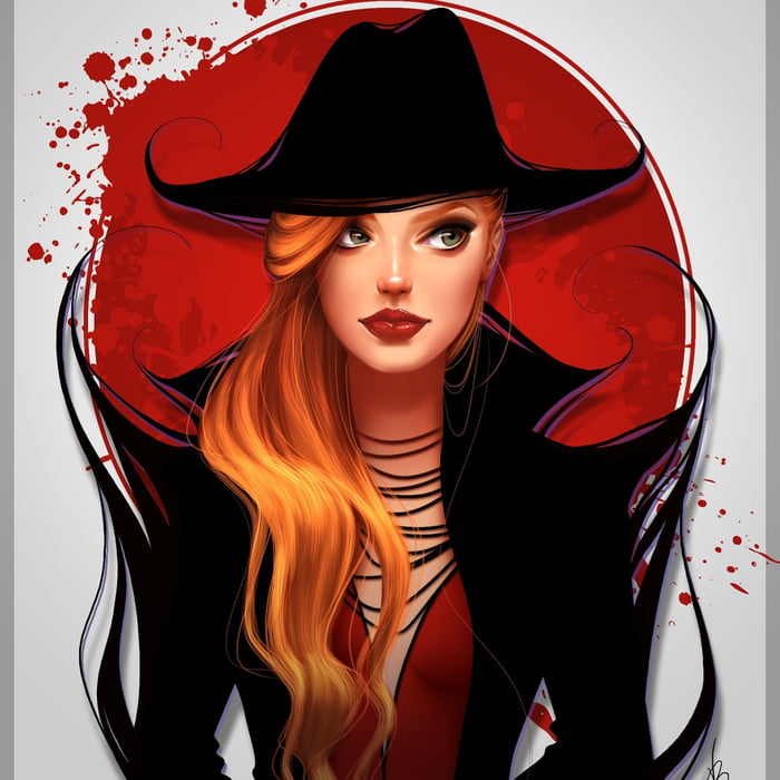 Witch Detective, digiral commission piece. Im open for commissions! - 9GAG