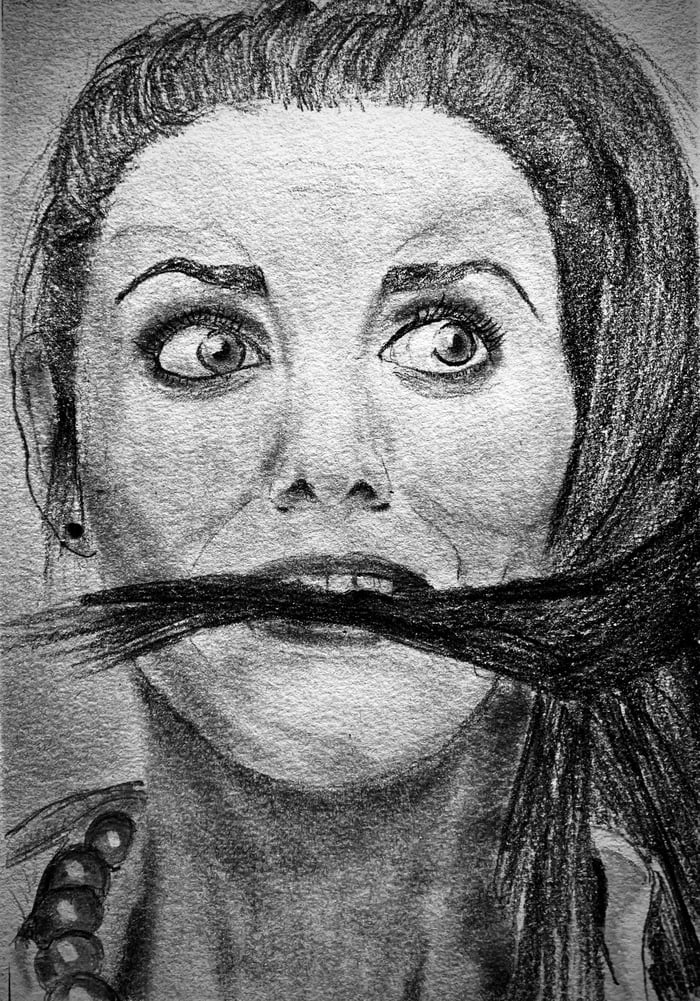 Sketch I drew today. Still learning, trying one drawing a day... - 9GAG