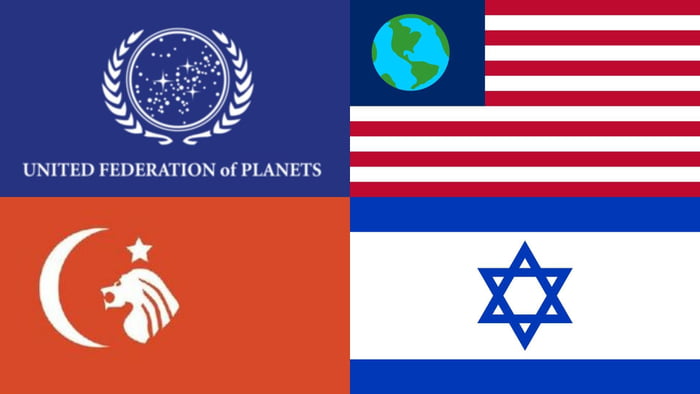 The best sci-fi states' flags - 9GAG