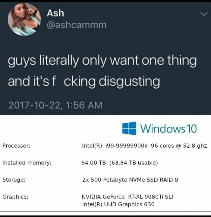 Working 8hrs a day in construction. 2 yrs of saving money for a PC ...