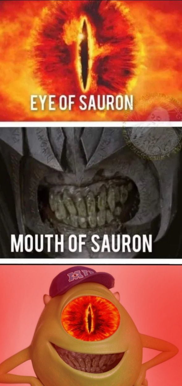 Leaked photo of Sauron without his Armour - 9GAG