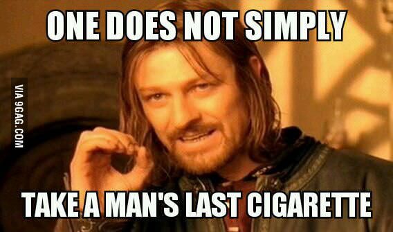 Smokers rules - 9GAG