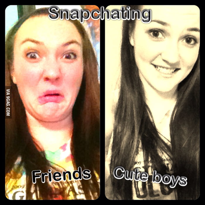 The truth about snap chat - 9GAG