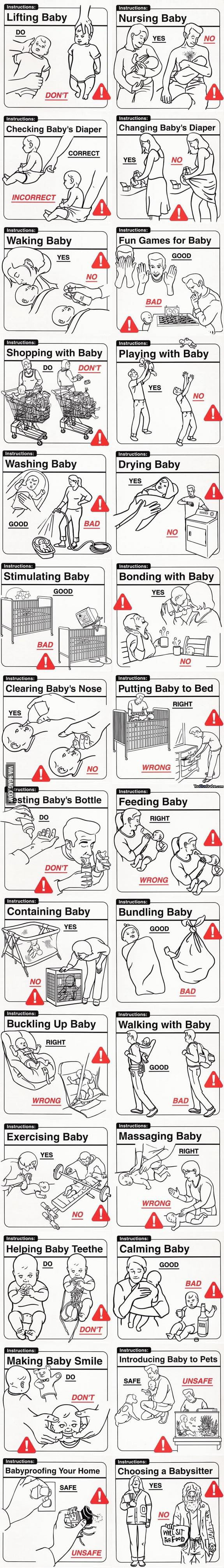 Baby Instructions 101 - 9GAG
