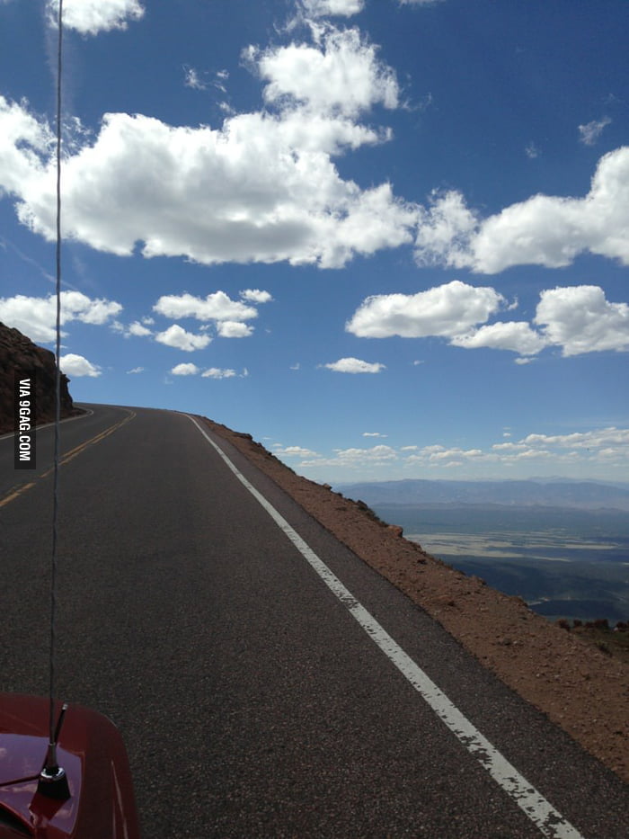 13 thousand feet, no guard rail... - 9GAG