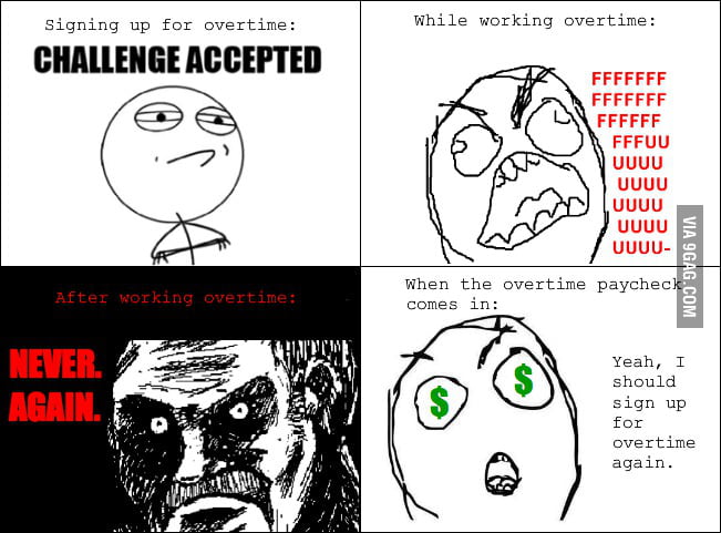 The Overtime Cycle - 9GAG