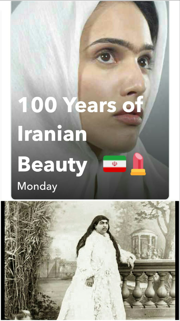 The Symbol of Beauty, Princess Qajar (with mustache) - 9GAG