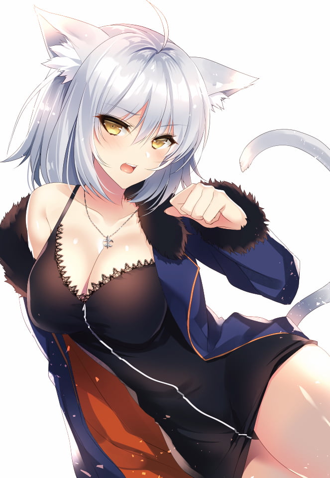 Daily neko post #103! Alter from Fate as a neko! by Kurumi Moka - 9GAG