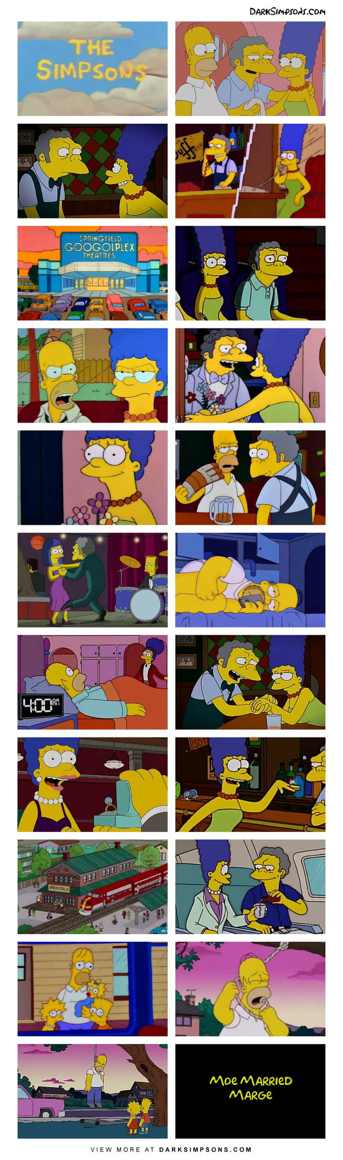 Moe married marge - 9GAG