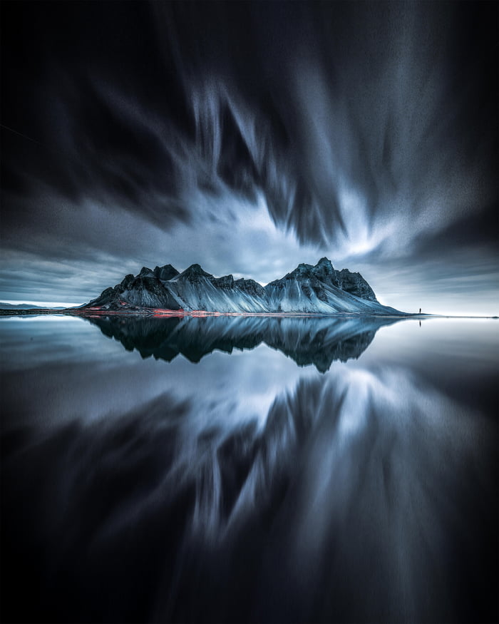 Perfect Mountain Reflection in Iceland - 9GAG