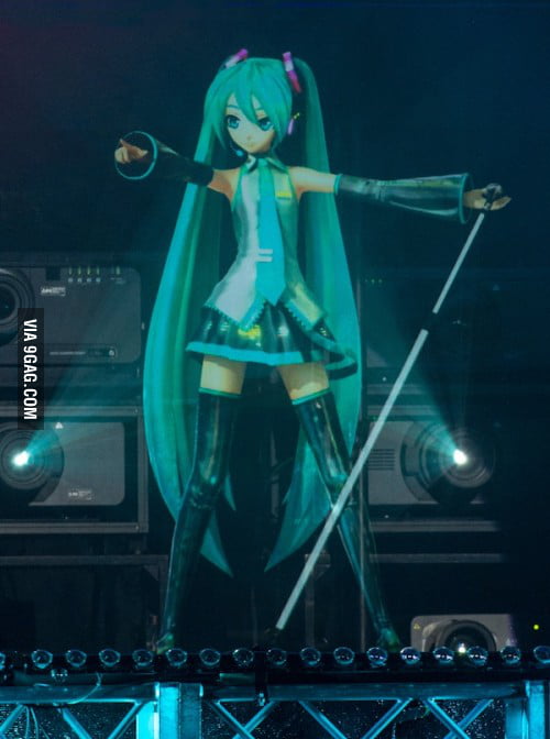 Virtual singer in japan - 9GAG