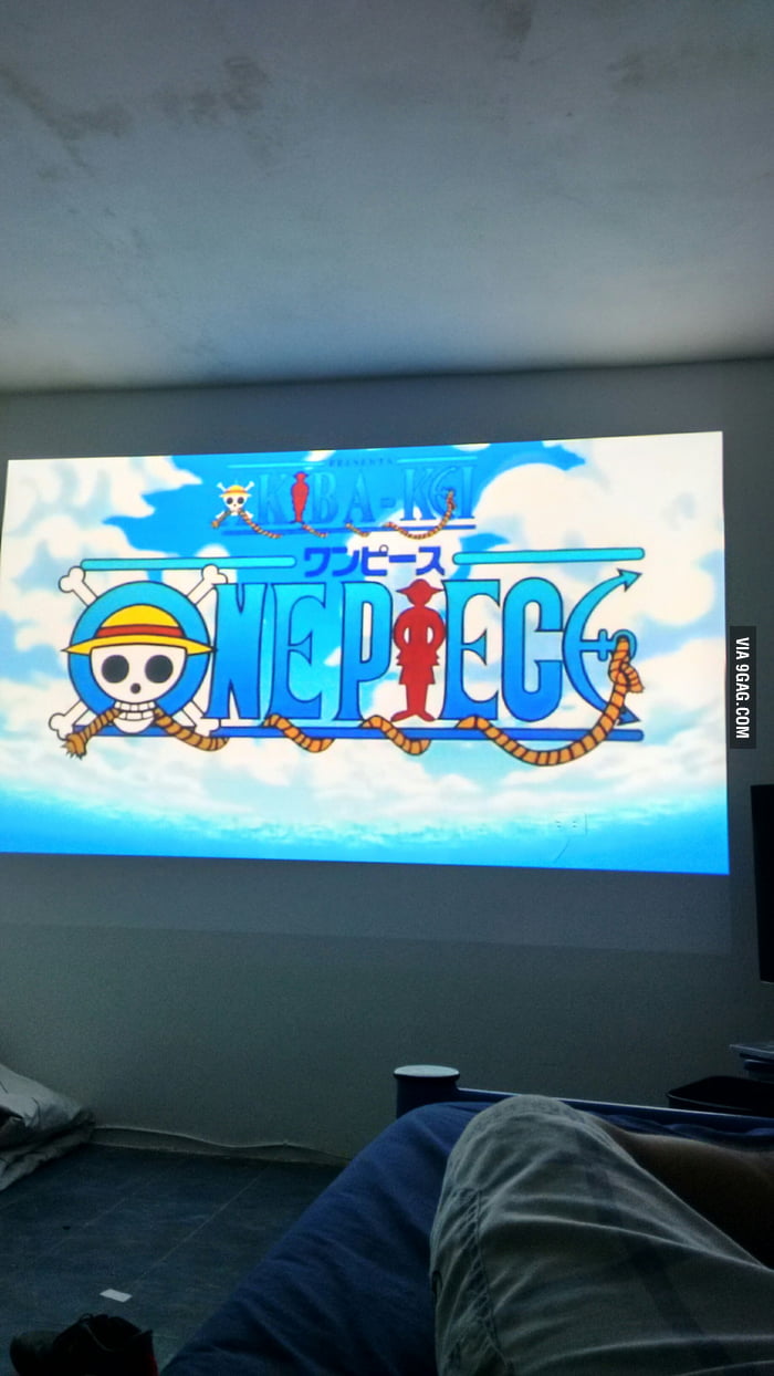 This is how I see anime now, projector best invest ever, like 100 inch ...