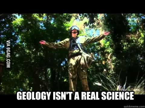 Geology isn't a real sciene - Sheldon Cooper - 9GAG