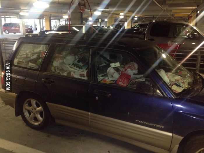 This is filthiest car I have ever seen. - 9GAG