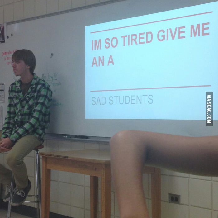 He's not even trying anymore - 9GAG