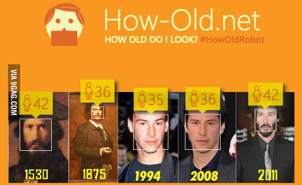 Keanu Reeves confirmed time traveler - 9GAG