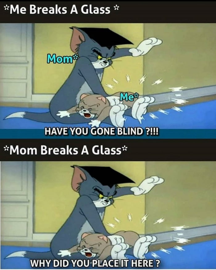 Mom's can also spawn belts and chappals out of nowhere! - 9GAG