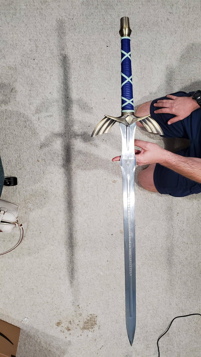 This is the Master sword's balance point - 9GAG