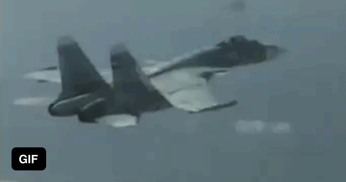 Sukhoi Su-33 - Cobra Maneuver - 9GAG
