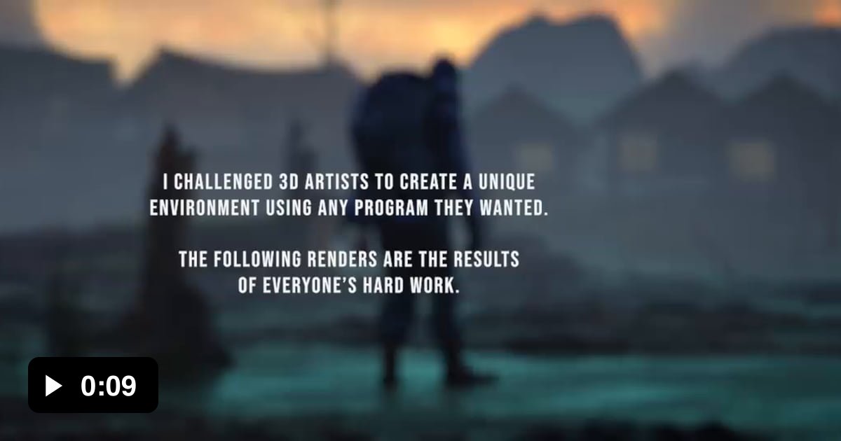 125 Artists Create Unique Renders From a Simple Prompt..//credit to ...