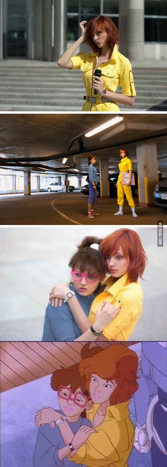 April O'Neil and Irma in real life - 9GAG