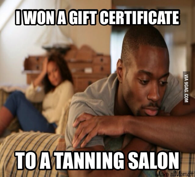 Saw this happen. First world black guy problems - 9GAG