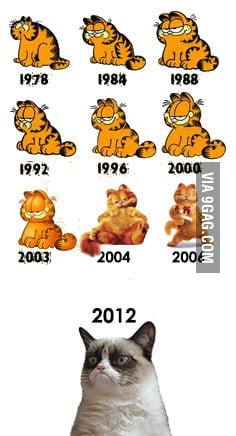 Garfield > Grumpy Cat - 9GAG